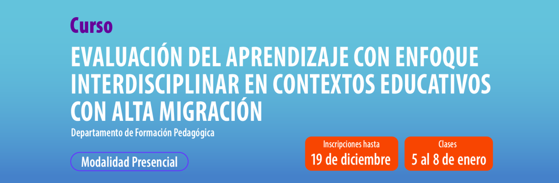 Curso Evaluación Del Aprendizaje Con Enfoque Interdisciplinar En ...